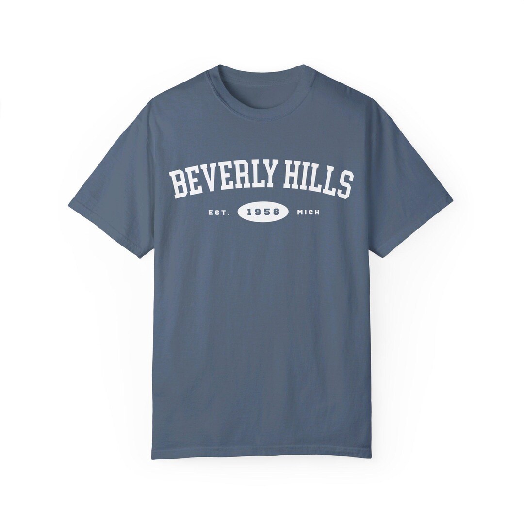 Beverly Hills Established 1958 T-shirt - Etsy
