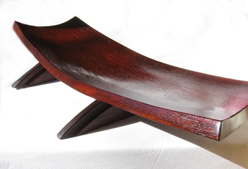 The Platter, Recycled Oak Wine Barrel Staves Large Plate, Centerpiece ...