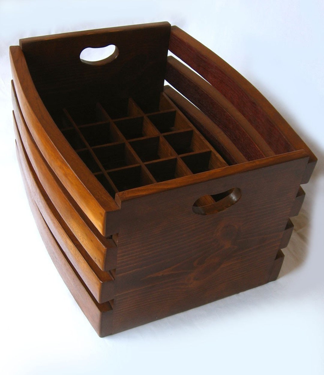 The Barrel Crate, Recycled Wine Barrel Staves Beer or Wine Stackable ...