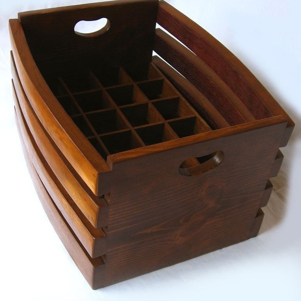 Wooden Wine Crate - Etsy