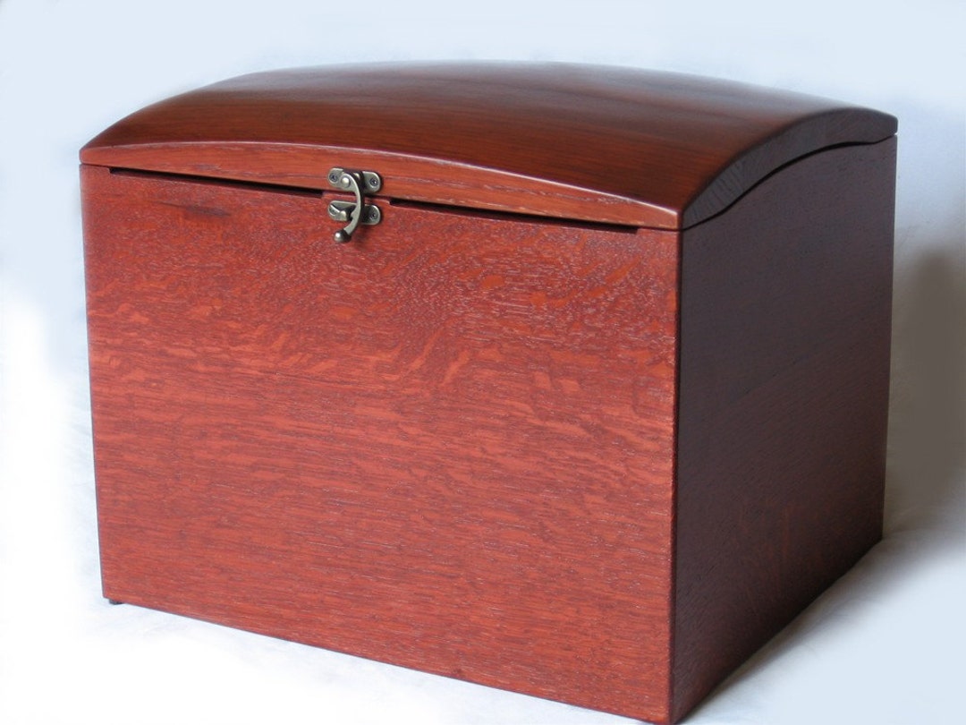 The Wish Box, Recycled Oak Wine Barrel Wedding Wish Box With Card Slots ...