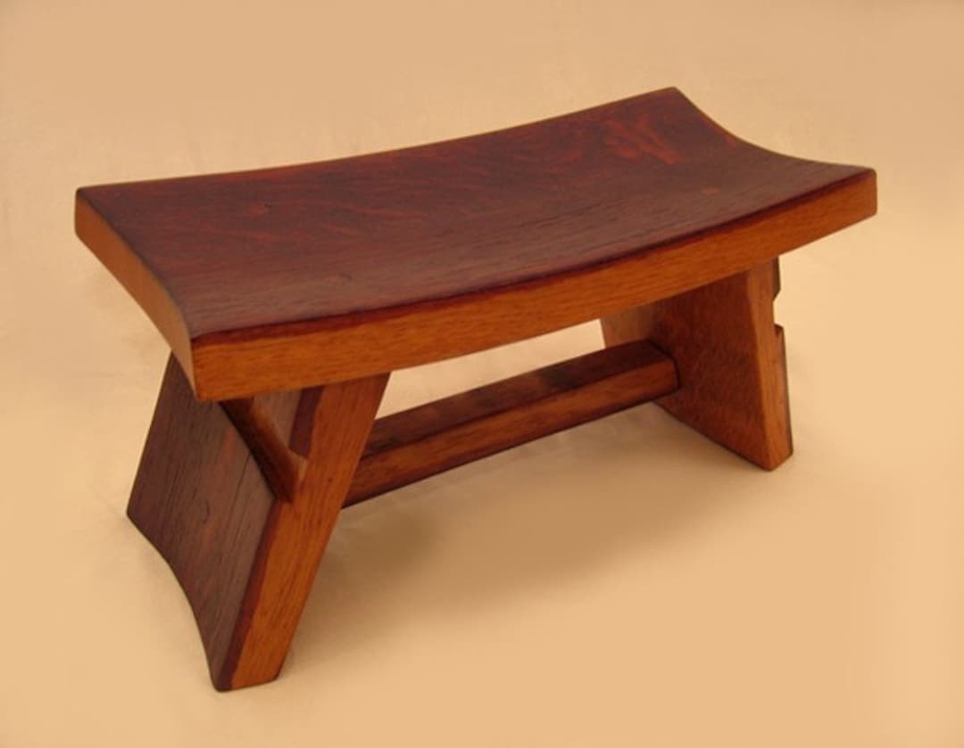 The Temple, Charming Little Zen Stool, Recycled Wine Barrel Staves of ...