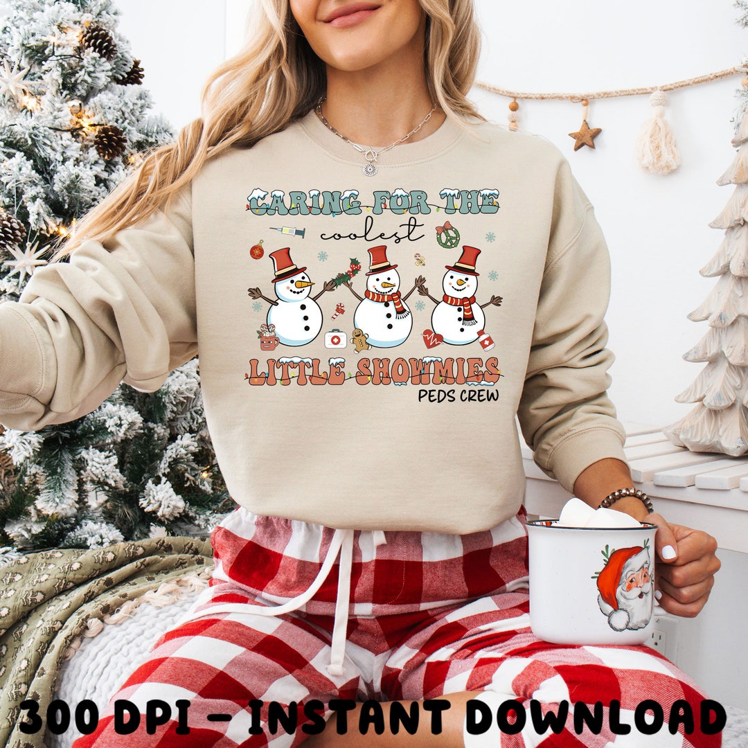 Pediatric Nurse Christmas Png, Caring for the Cutest Little Snowies Png ...