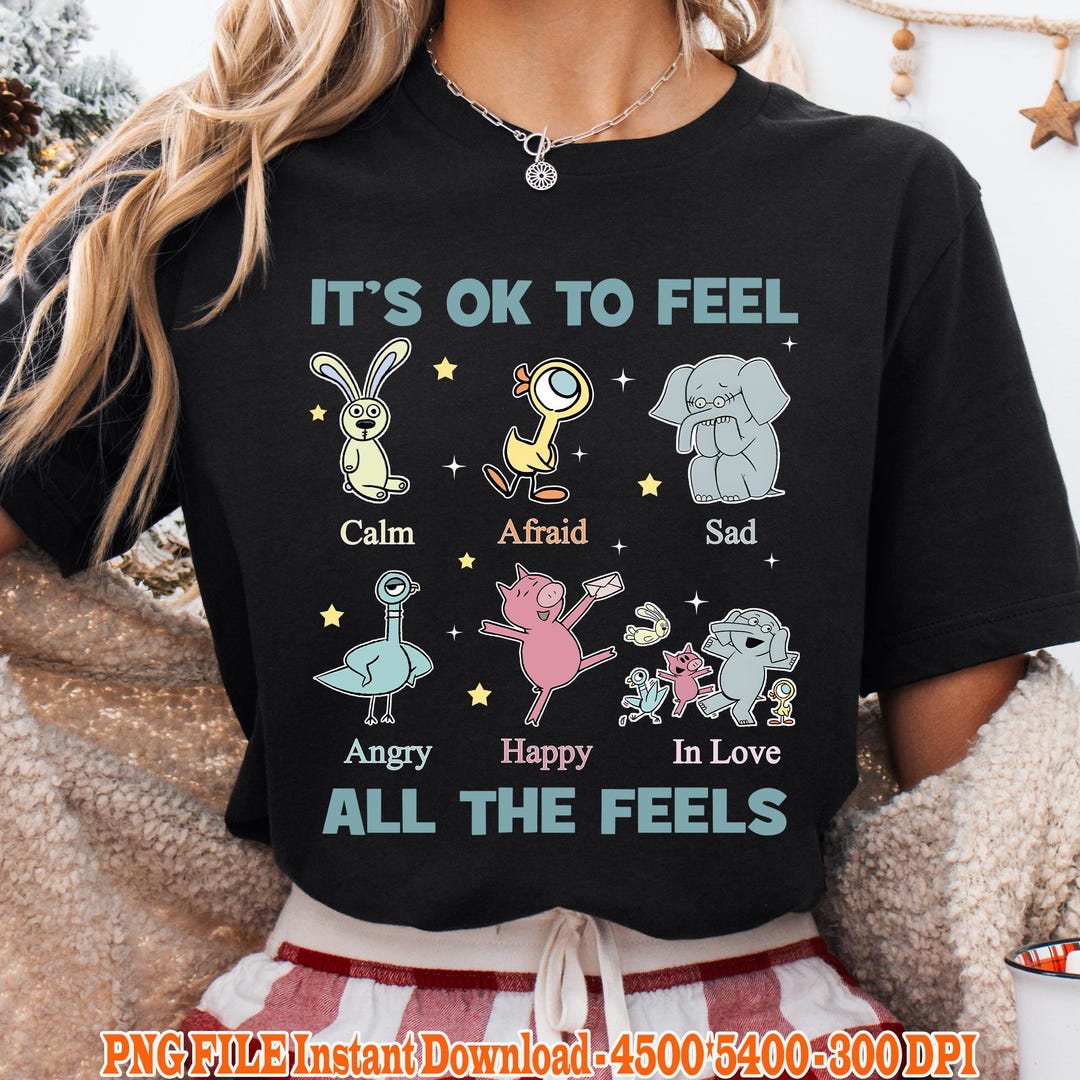 Friends Cartoon Emotions Png, It’s Okay to Feel All the Feels Png ...