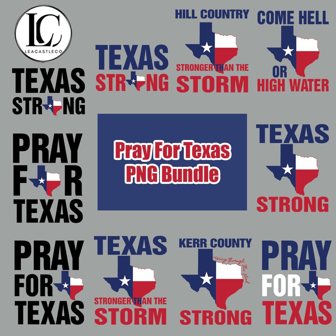 Bundle Pray for Texas Hill Country Floods Png, Pray for Texas Png ...