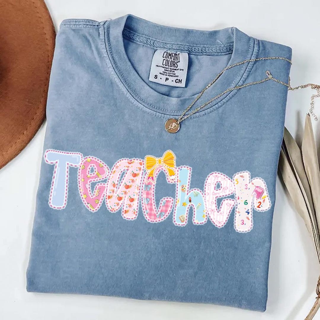 Coquette Lace Teacher Png, Preppy Back to School Png, Teacher Bow Shirt ...