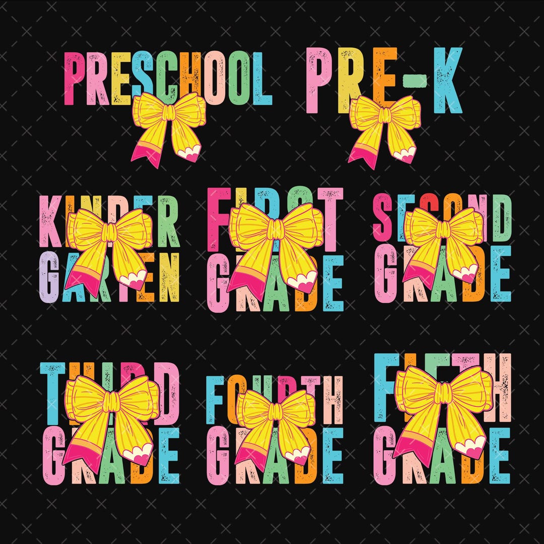 Retro Back to School Png Bundle, Back to School Mega Bundle, Teacher ...