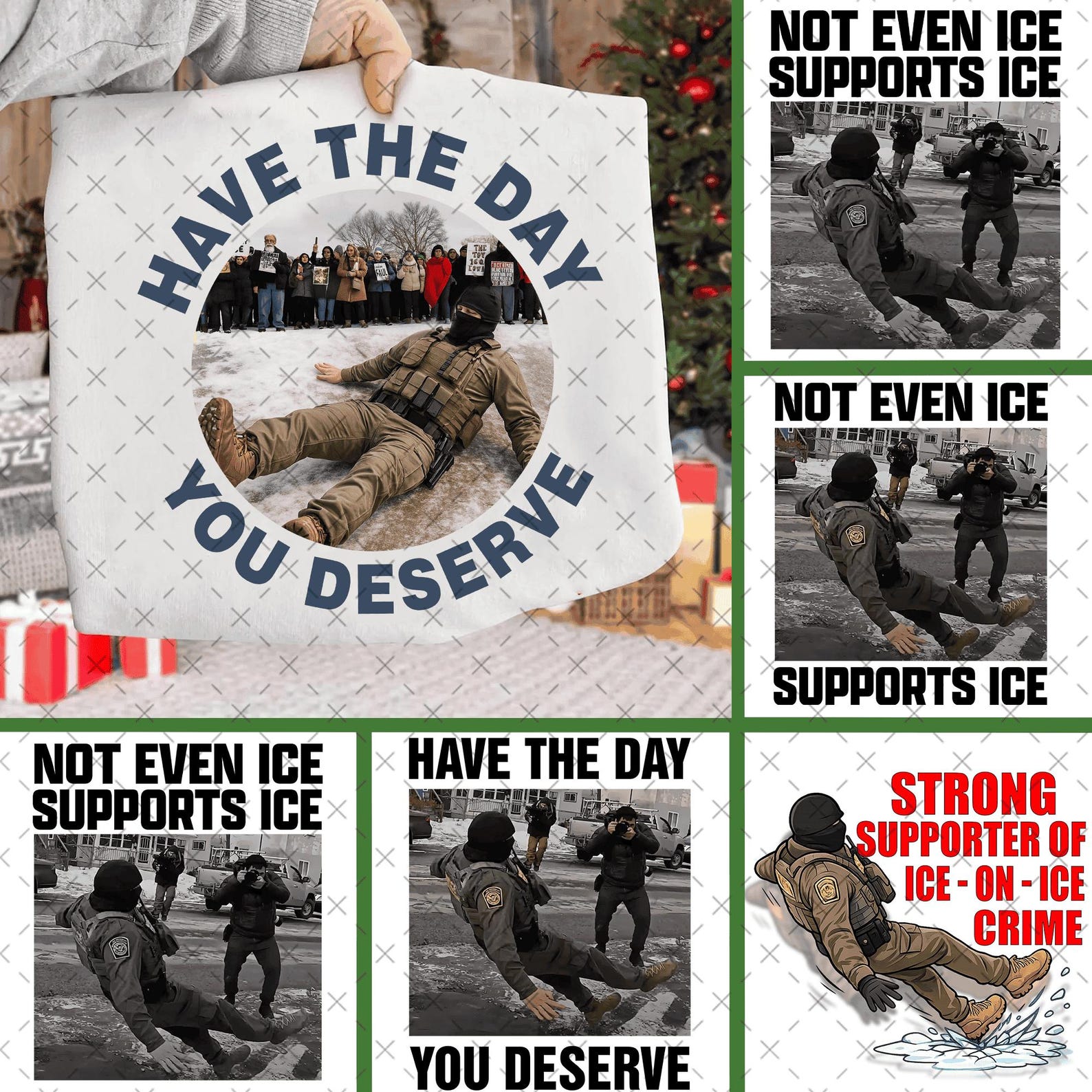 Anti ICE Snow Slip PNG Bundle, Not Even Ice Supports Ice Png, Pro ...
