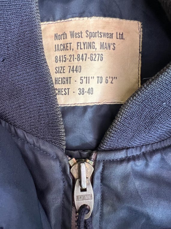 very rare vintage jacket flight bomber RCAF canada ai… - Gem