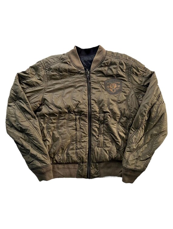 very rare vintage bomber jacket diesel ride hard reve… - Gem