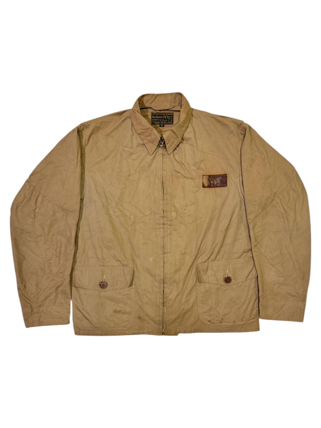 Very Rare Vintage Jacket Flight Summer M421A ANJ2 USN US Navy WWII - Etsy
