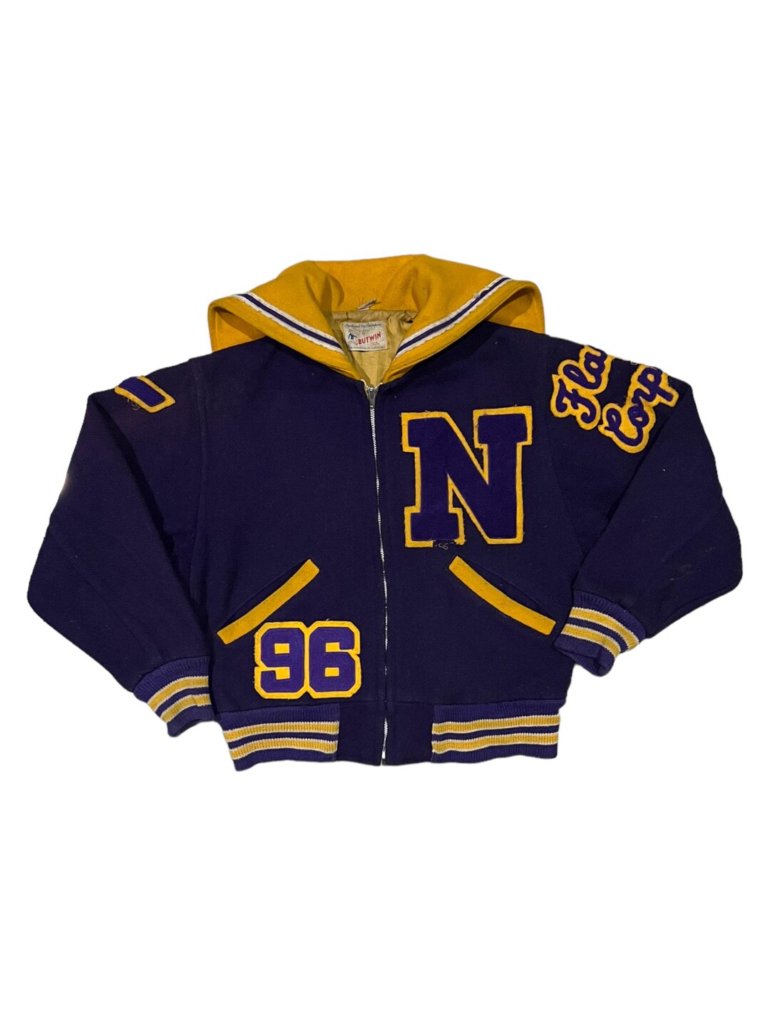 Very Rare Vintage Jacket Varsity Butwin Flag Corps 50s 60s - Etsy
