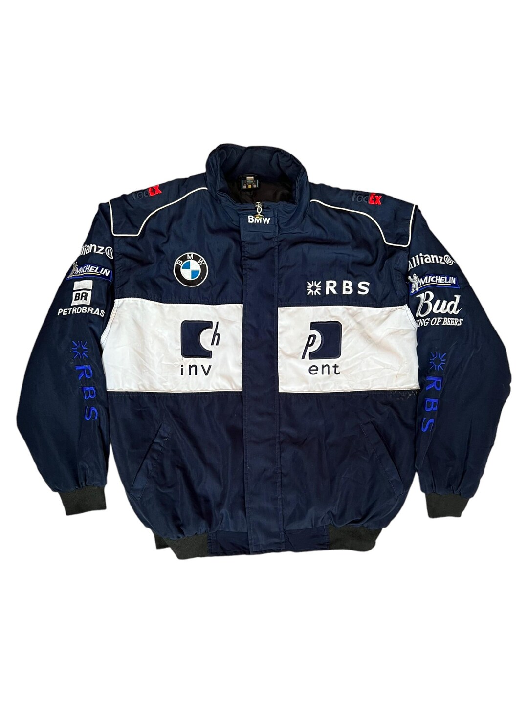 Very Rare Vintage Jacket BMW Williams Racing Team Formula 1 Full ...