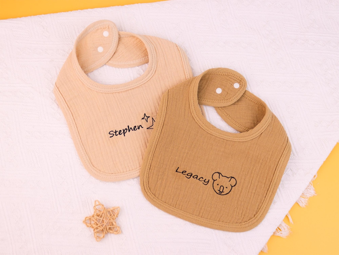 Custom Baby Bibs, Custom Embroidered Baby Bibs, Custom Name Baby Bibs ...
