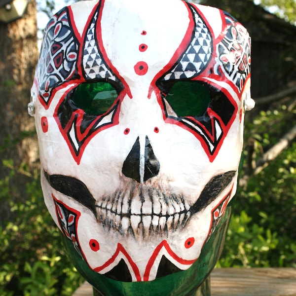 Day of the Dead Face Mask - Etsy