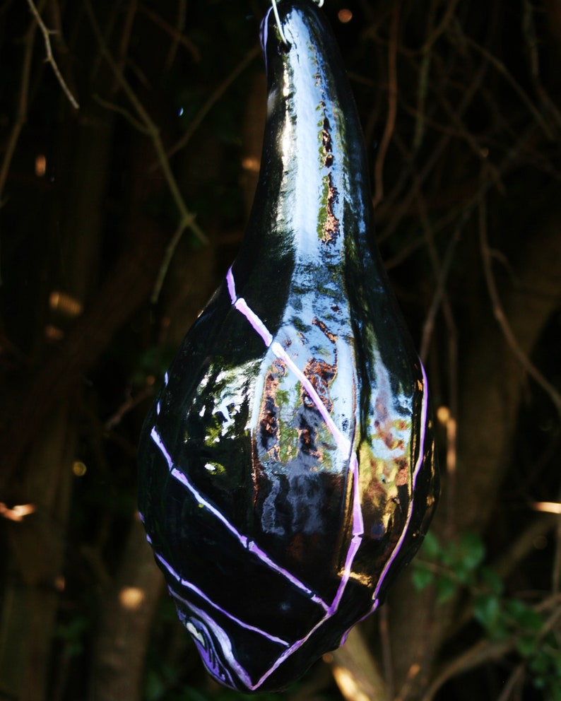 Hanging Bat Birdhouse Gourd - Etsy