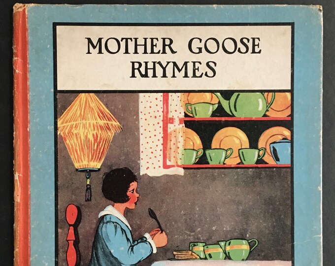 MOTHER GOOSE Rhymes Vintage Childrens Book Bedtime Story - Etsy