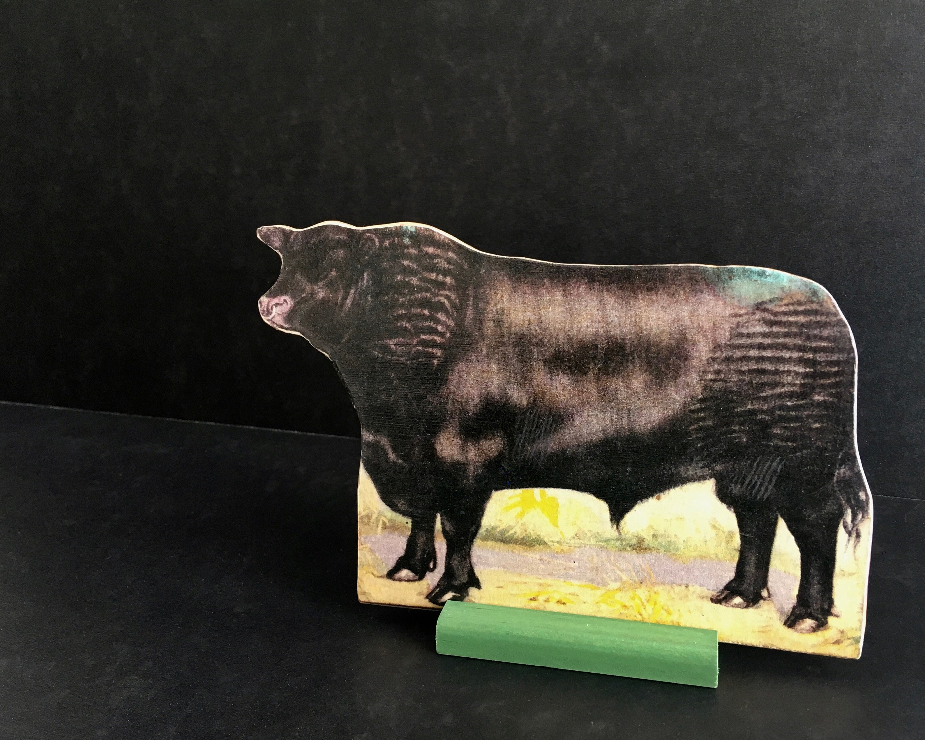 Cow Decor FARM ANIMAL Wood Cut Out Farmyard Animal Cow on a | Etsy