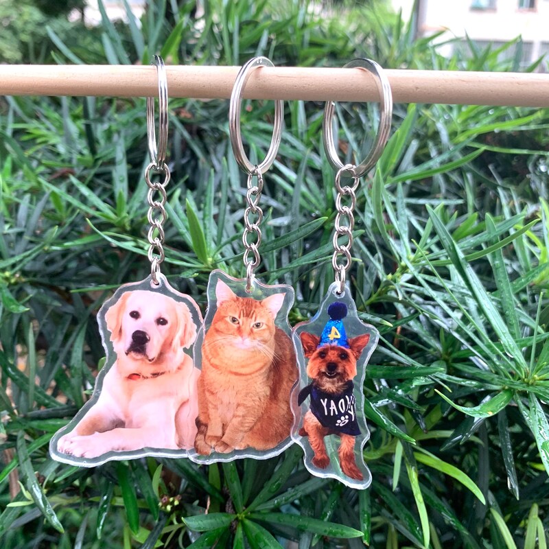 Cat Keychain - Etsy