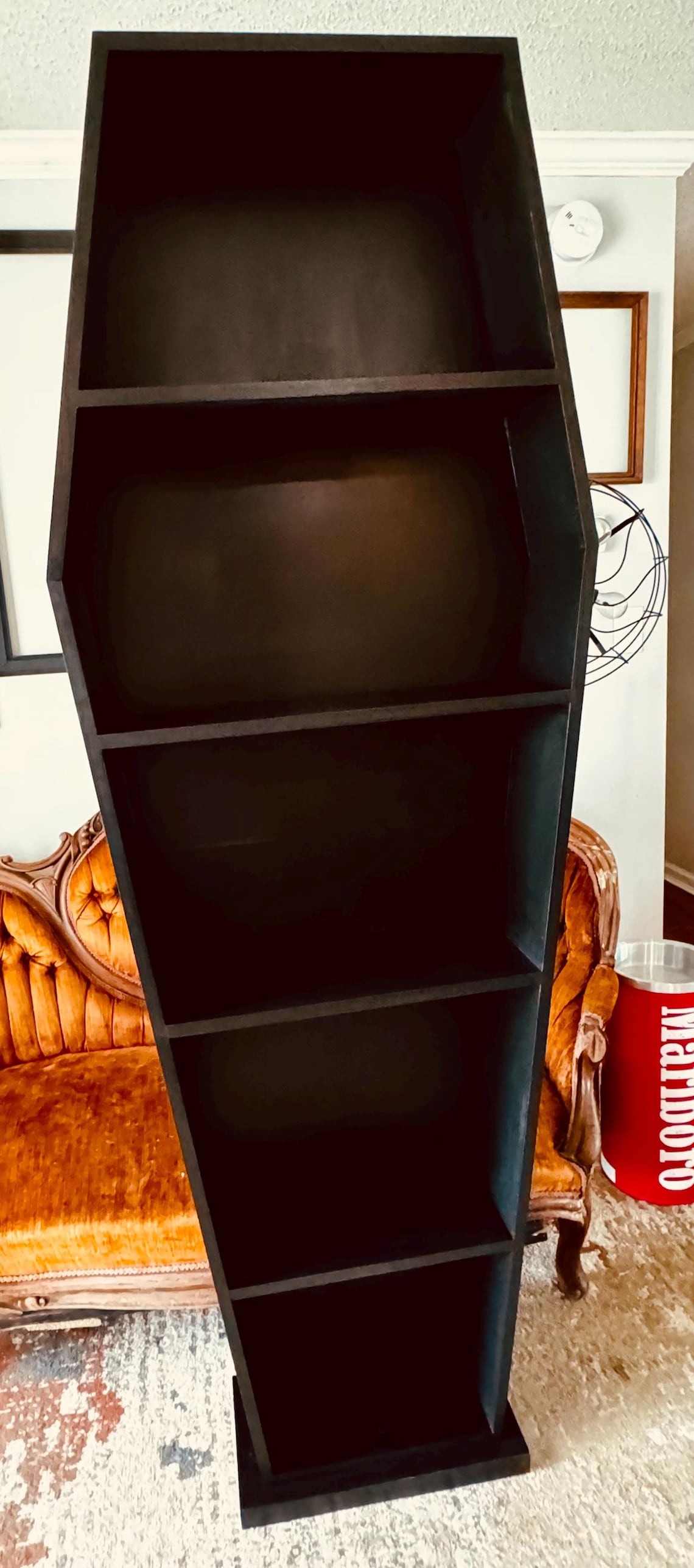 Handcrafted Coffin Bookshelf - Etsy