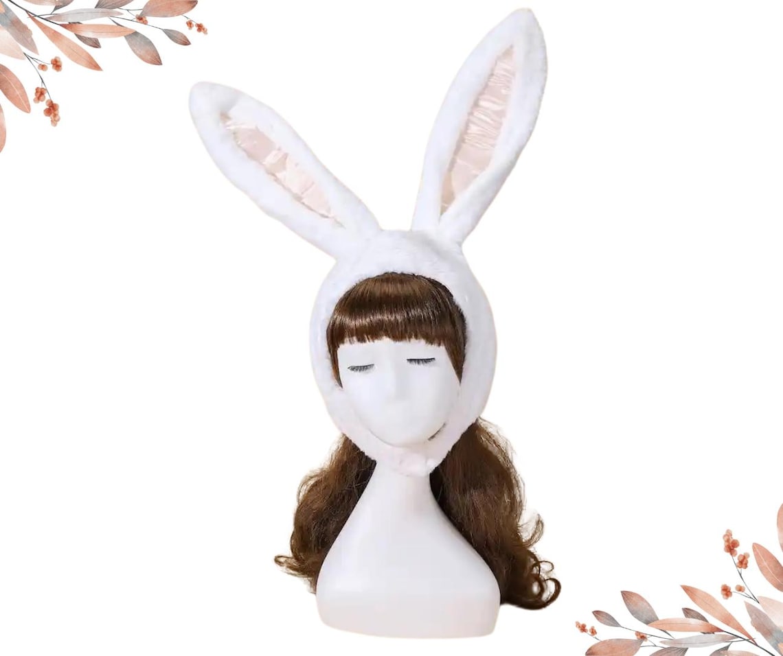 Bunny Hat Cute Bunny Cosplay Hat Plush Bunny Hat Photo Props Unique ...