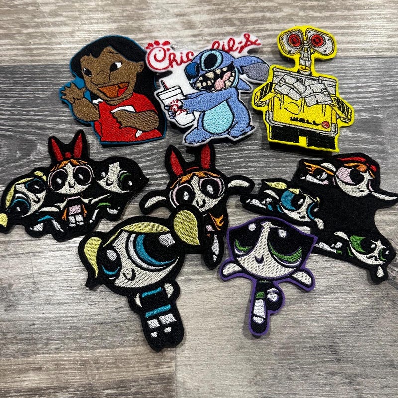 Cartoon Patches - Etsy