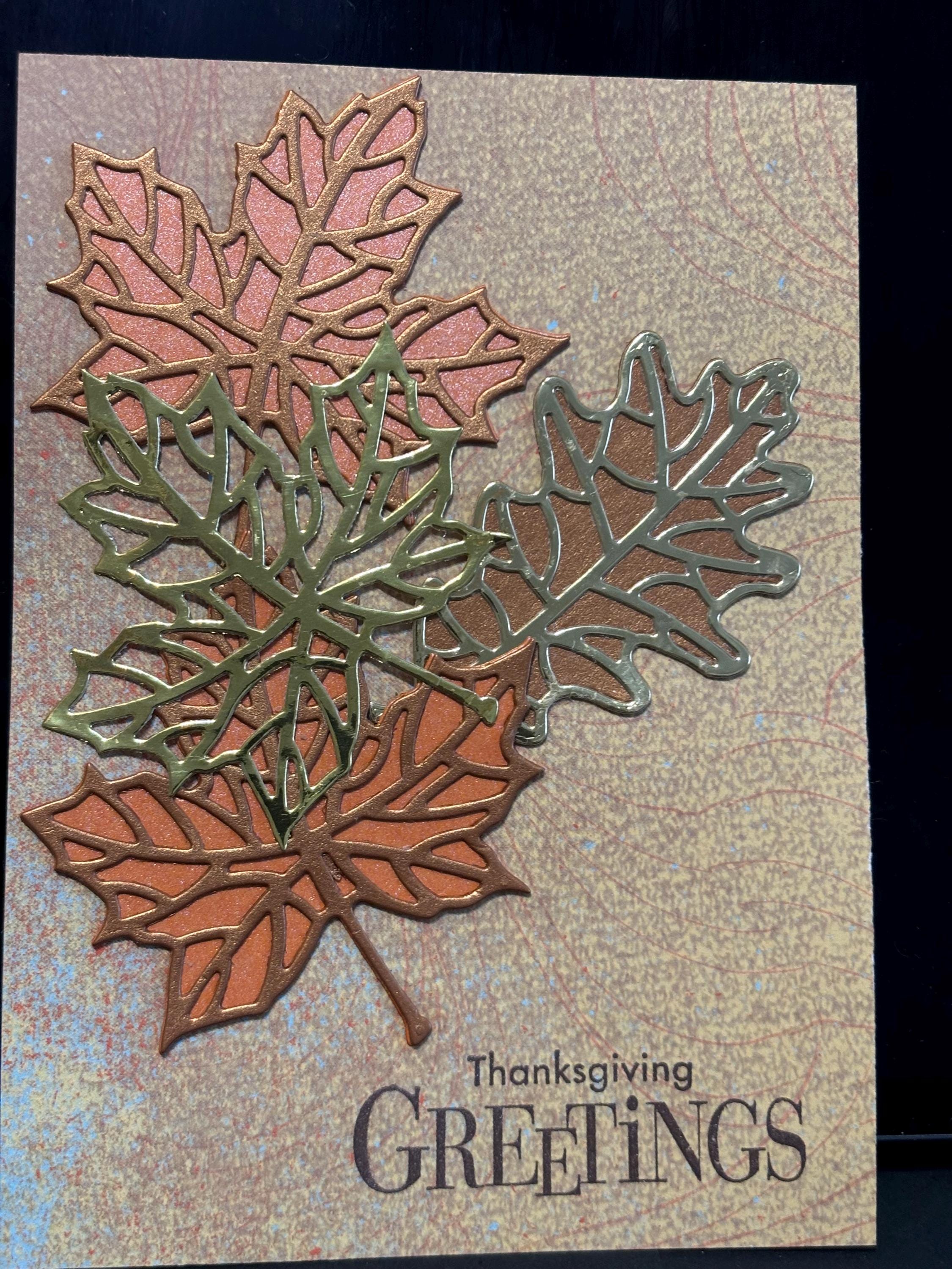 Handmade, Thanksgiving Greetings Card, Fall Card, Autumn Card, Fall ...