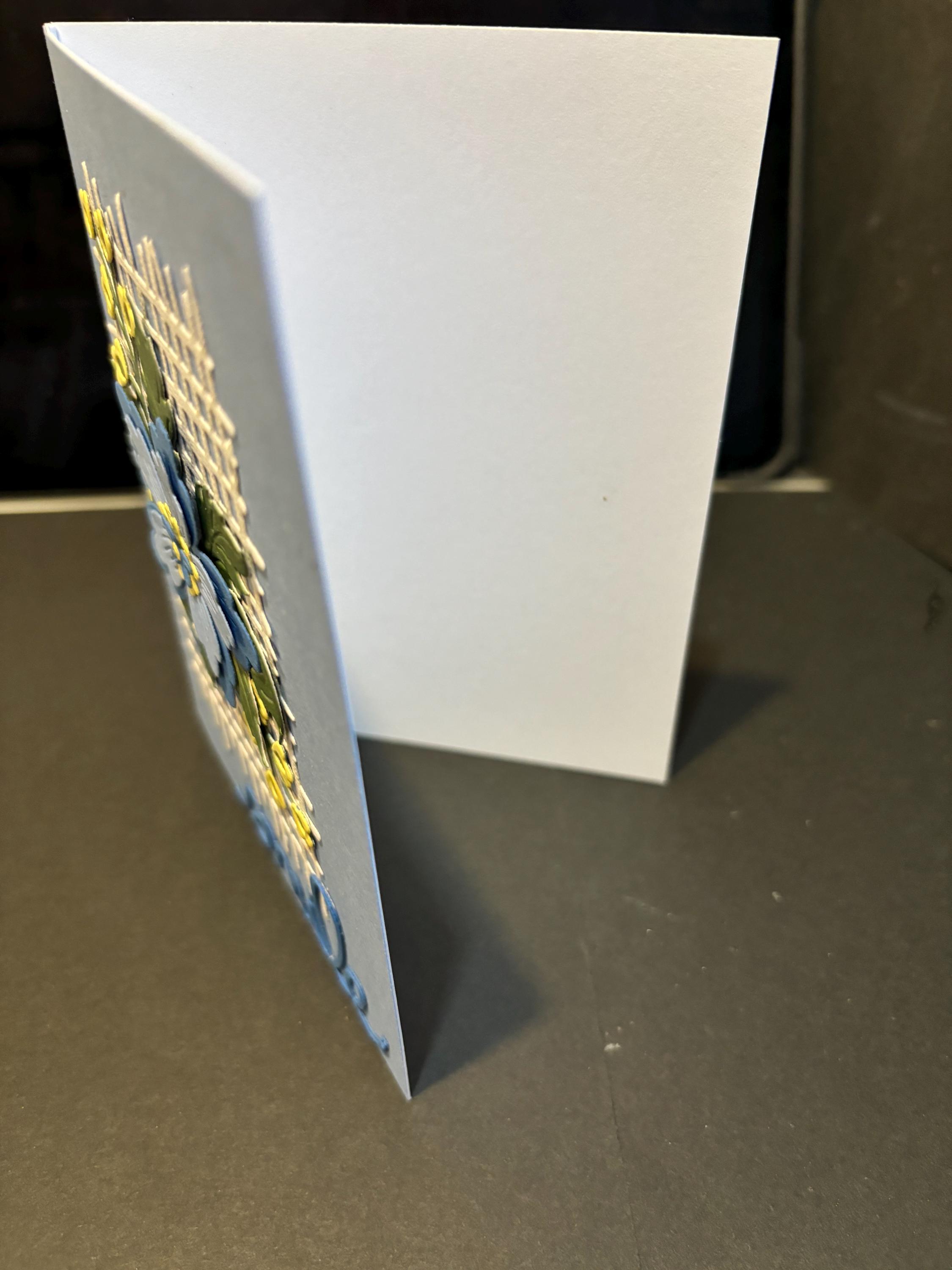Handmade Floral Greeting Card: "smile", Lattice Backround - Etsy
