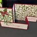 Handmade, Christmas Card, Tri-fold Card, Rubberstamped Sentiments, and ...