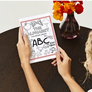 ABC Coloring Alphabet Booklet Printable PDF - Etsy