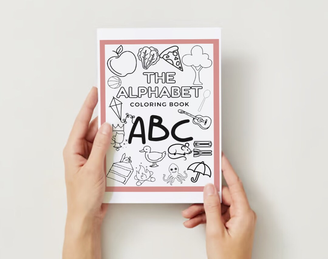 ABC Coloring Alphabet Booklet Printable PDF - Etsy
