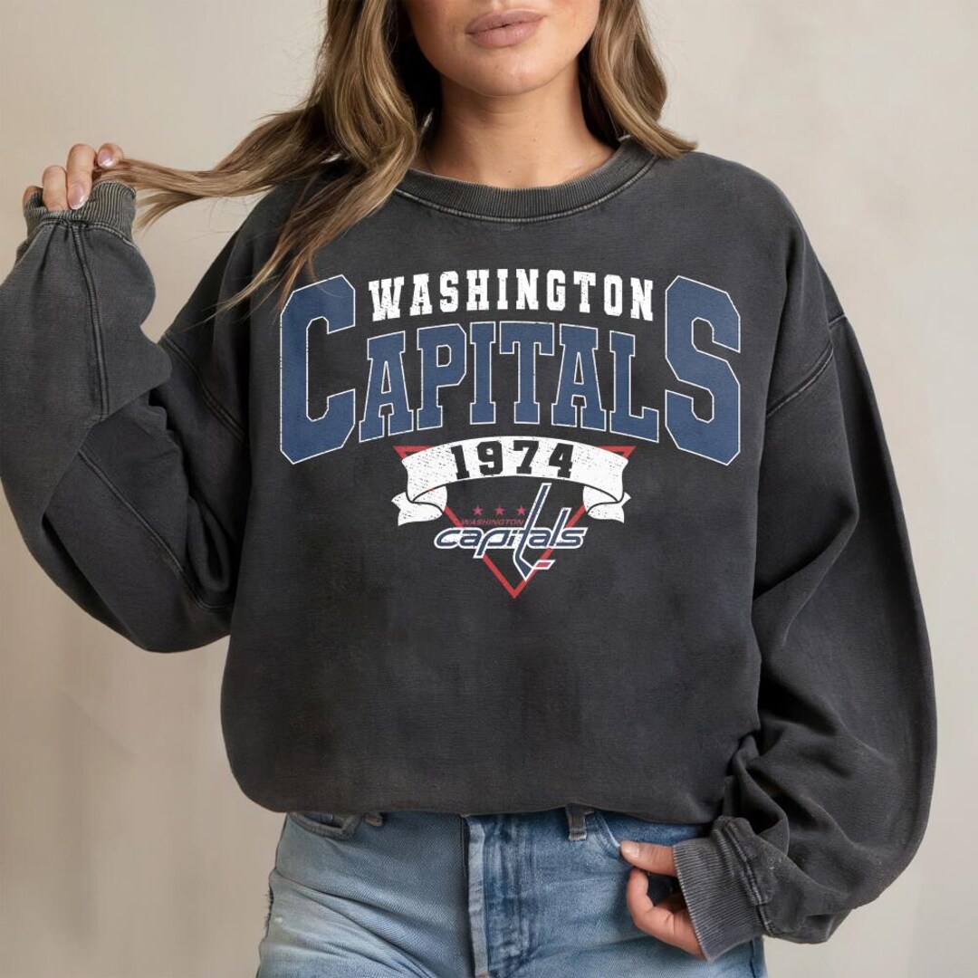 Washington Ice Hockey Vintage 90s Shirt, Capitals Ice Hockey Team ...