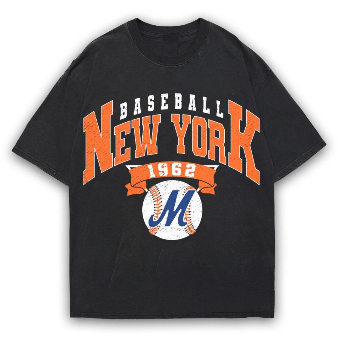 New York Mets Baseball Vintage 90s Crewneck, Mets Baseball Team Retro ...
