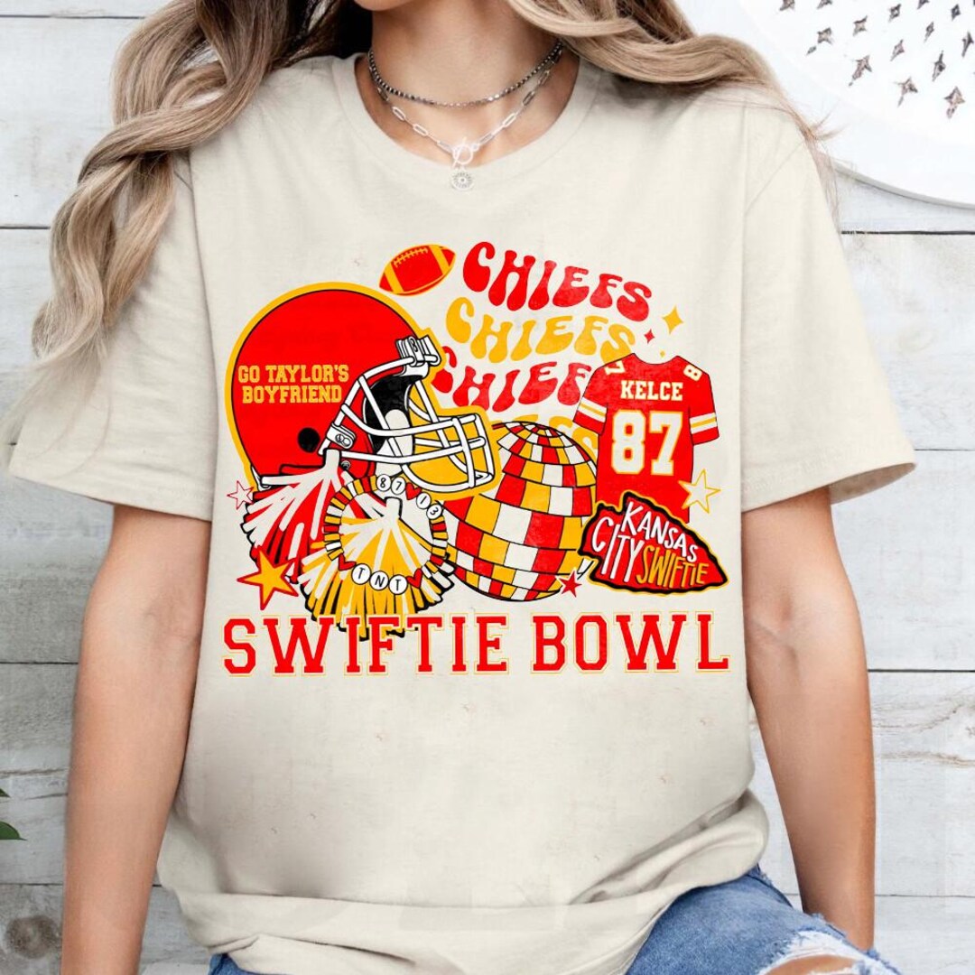 Kansas City Super Bowl Football Shirt, Swiftie Bowl Go Taylor Boyfriend ...