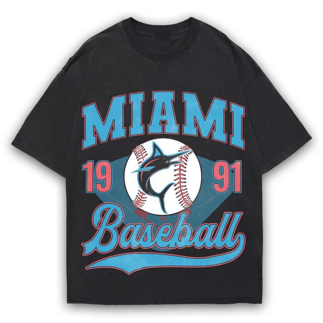 Marlins Baseball Team Vintage Style Sweatshirt, Marlins Retro 90s ...