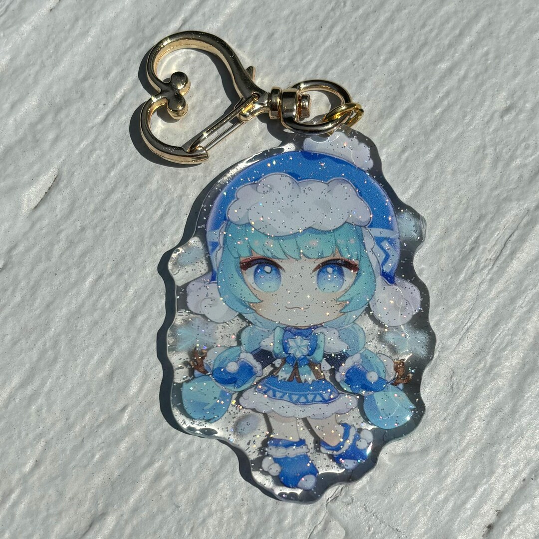 Ruby Edelweiss - Chibi Anime DOUBLE-SIDED Acrylic Keychain MLBB Mobile ...