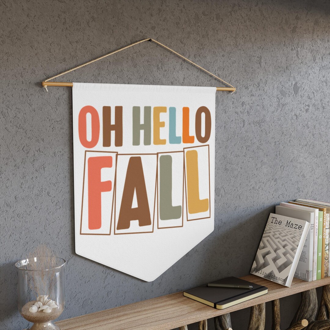 Oh Hello Fall Pennant - Etsy