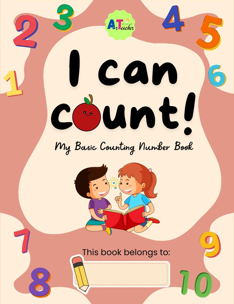 Preschool Number Book | Learning Numbers (1-10) | Tracing and Counting ...