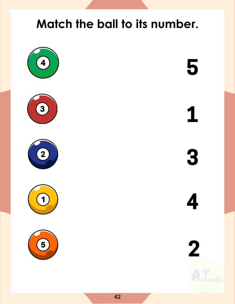 Preschool Number Book | Learning Numbers (1-10) | Tracing and Counting ...