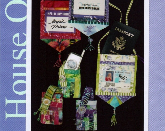 Pocket-cetera a Quilted Cell Phone Case and Name Badge Holders Pattern ...