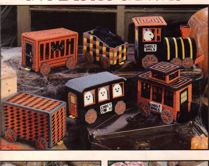 Plastic Canvas Holiday Trains Pattern Book - Etsy