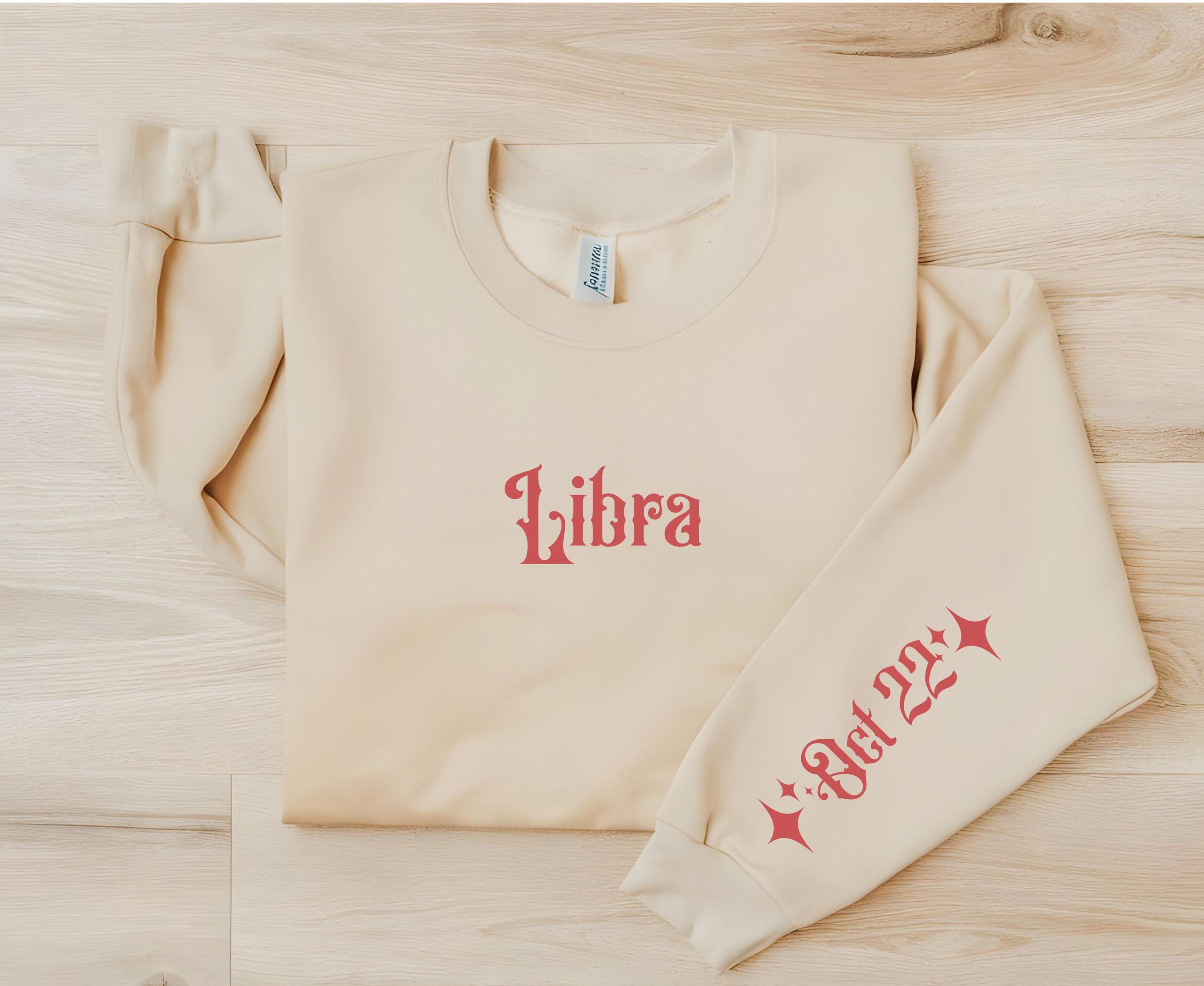 Custom Libra Fairy Crewneck Sweatshirt, Zodiac Libra Gift, Oversized ...