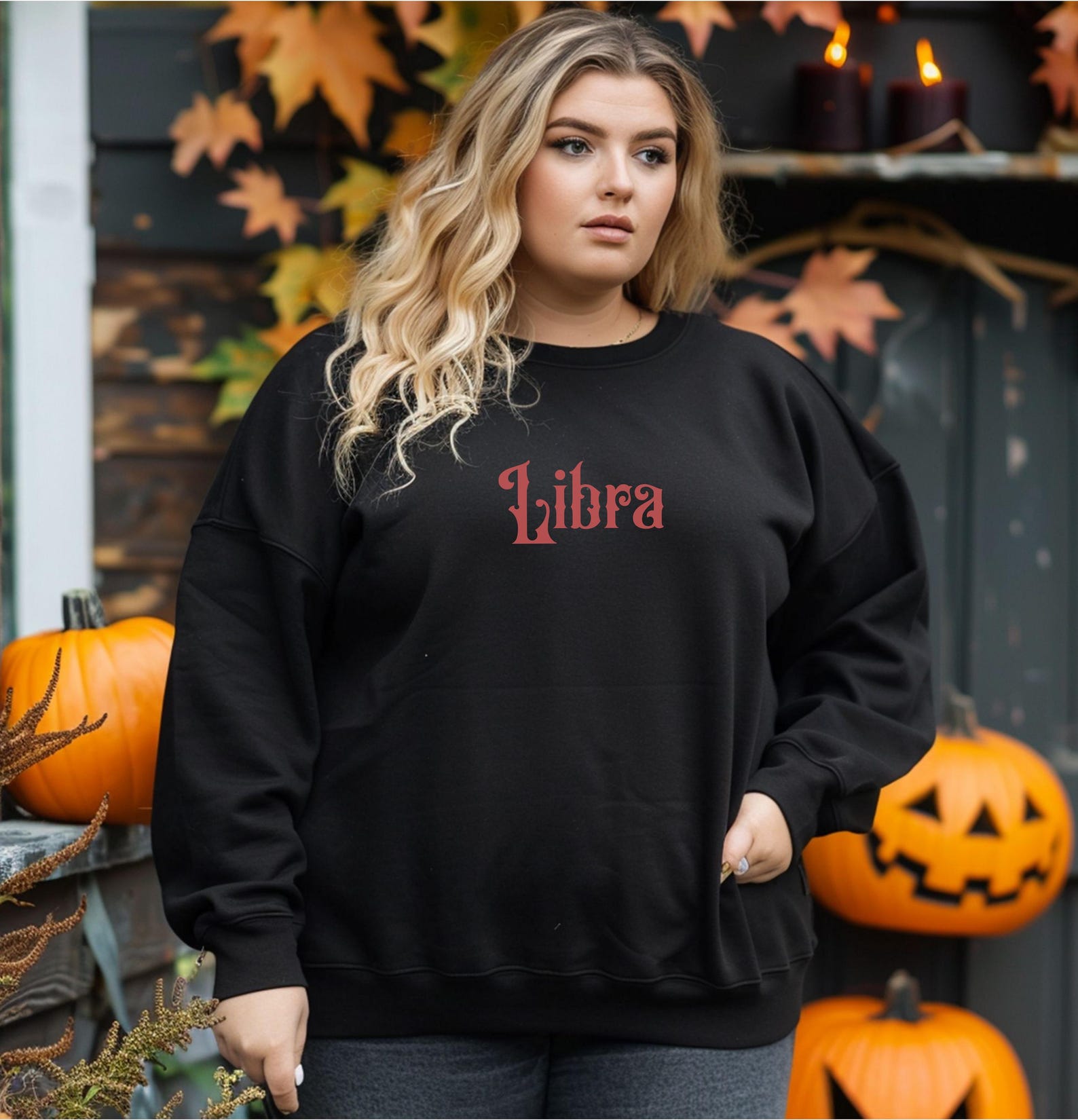 Custom Libra Fairy Crewneck Sweatshirt, Zodiac Libra Gift, Oversized ...