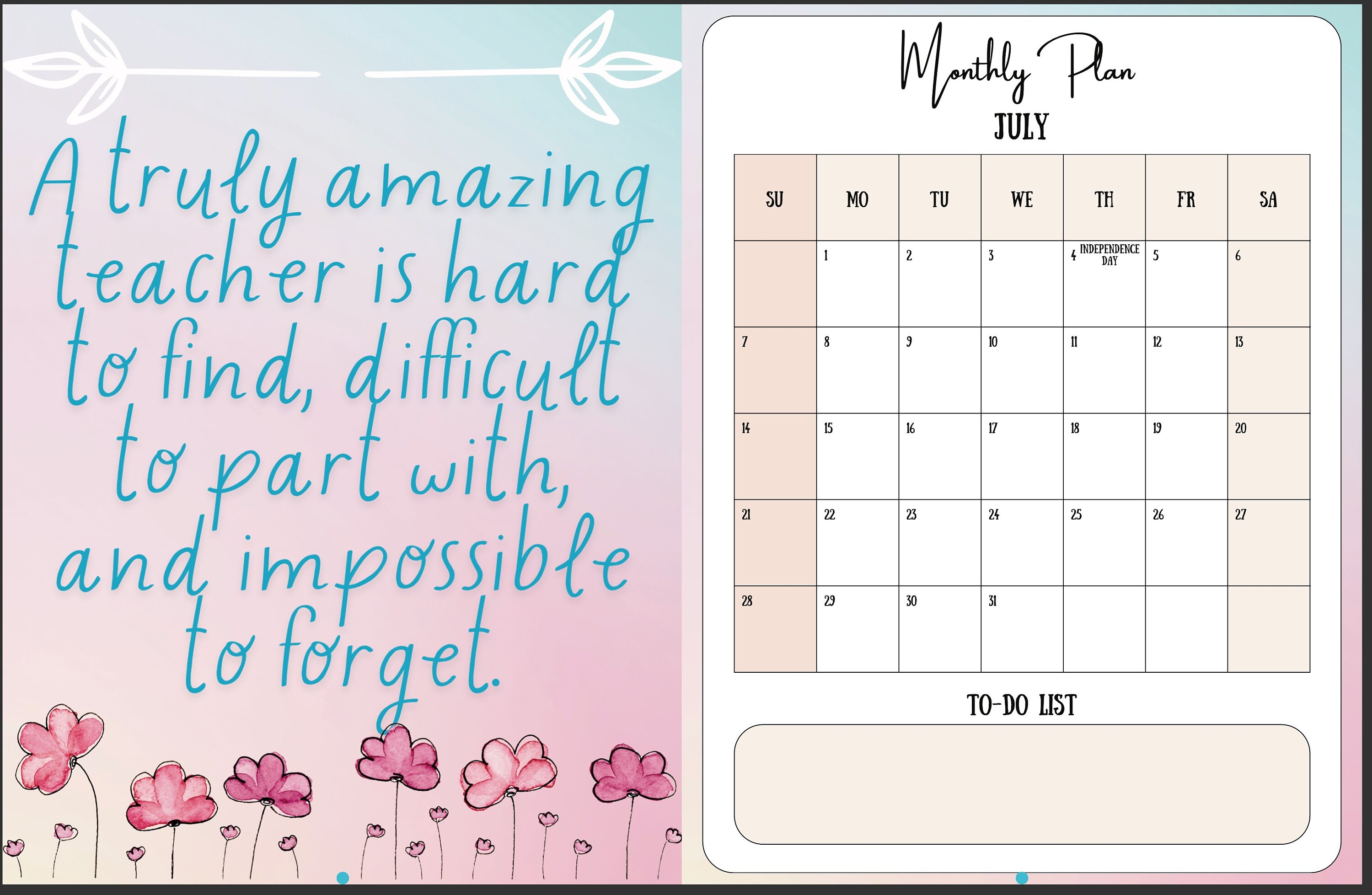 2024-2025 Teacher Planner - Etsy