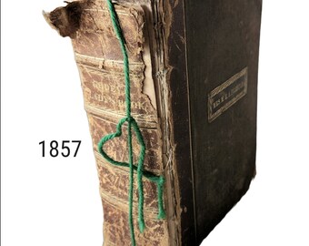 1857 Rare Book - Etsy