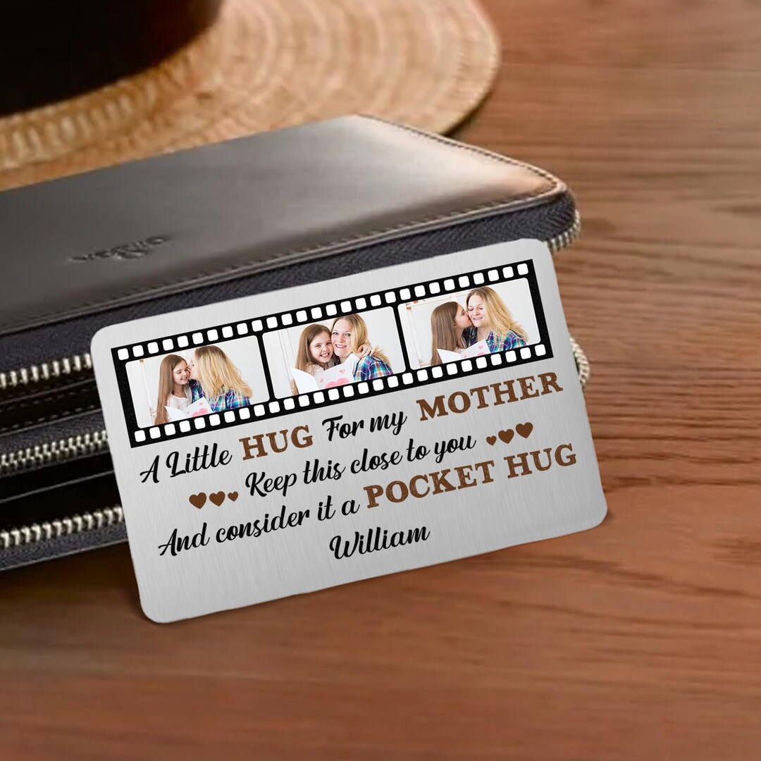 Custom Wallet Insert,photo Keepsake,photo Gift Card,wallet Insert ...