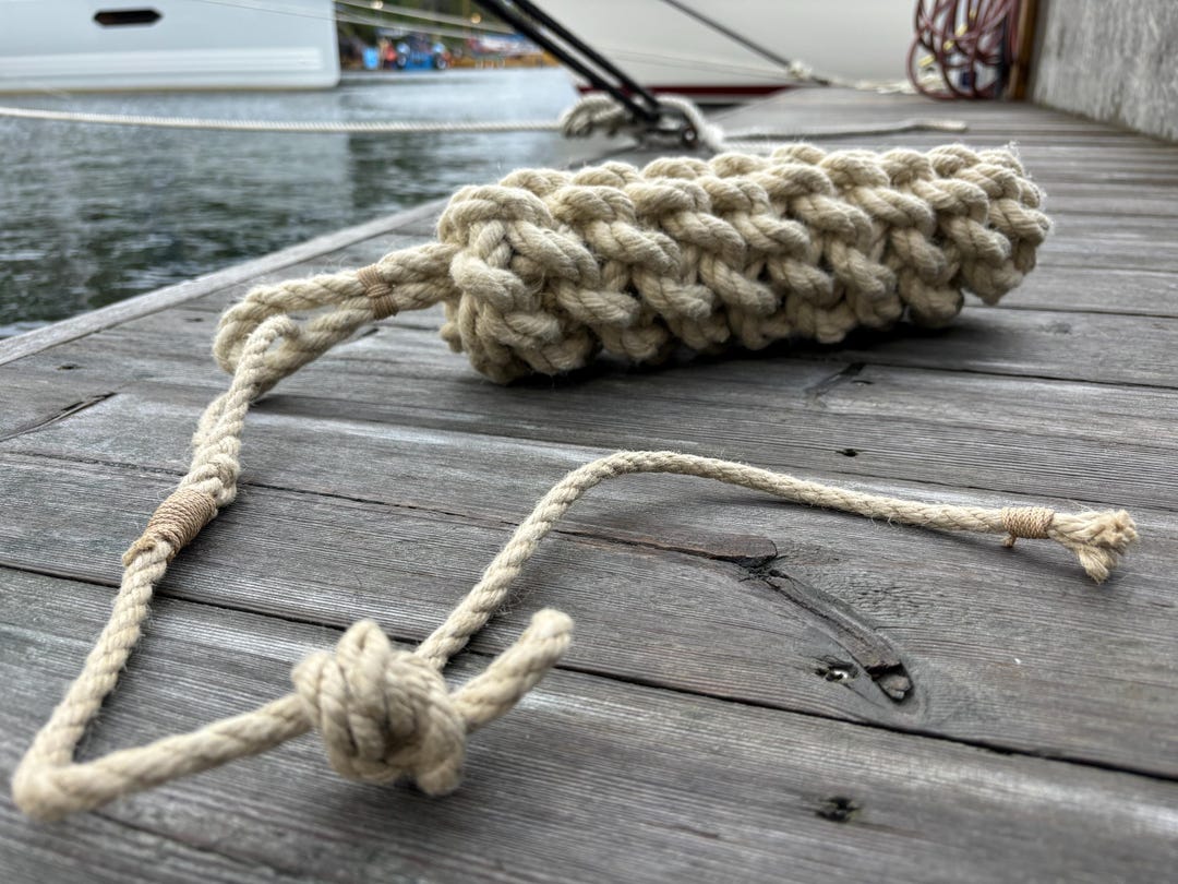 Poly-hemp Rope Fender vinga 43 Cm / 17 Inch - Etsy