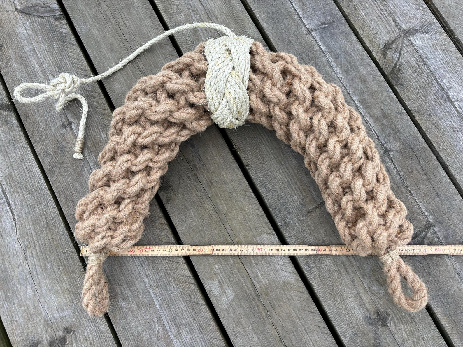 Large Hemp Bow Fender Decor - Etsy