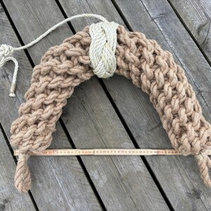 Large Hemp Bow Fender Decor - Etsy