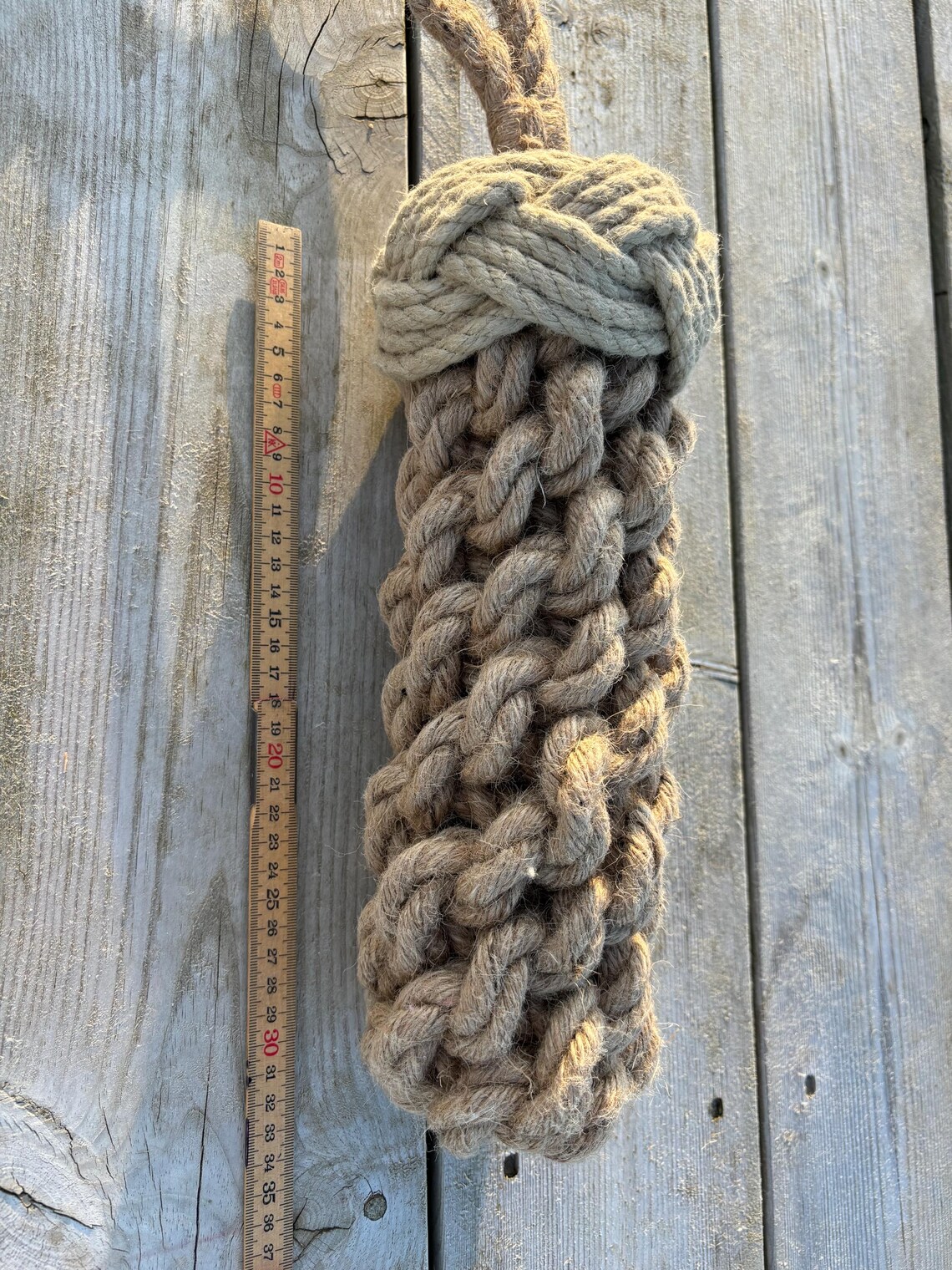 Medium Hemp Rope Fender Decor - Etsy
